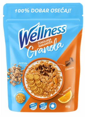 GRANOLA NARANDŽA&ČOKOLADA WELLNESS 60G
GRANOLA NARANDŽA&ČOKOLADA WELLNESS 60G