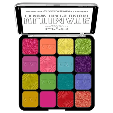 NYX Professional Makeup Paleta senki NYX Professional Makeup Ultimate I Know That's Bright