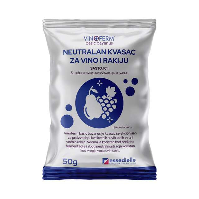 Kvasac univerzalni VINOFERM Basic bayanus 50gr