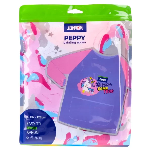 Peppy, kecelja za likovno, 4+ godina, Unicorn