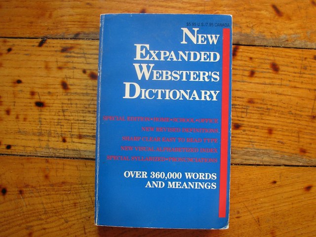 NEW EXPANDED WEBSTER`S DICTIONARY