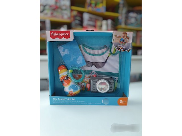 Fisher price set zvecka, portikla, glodalica