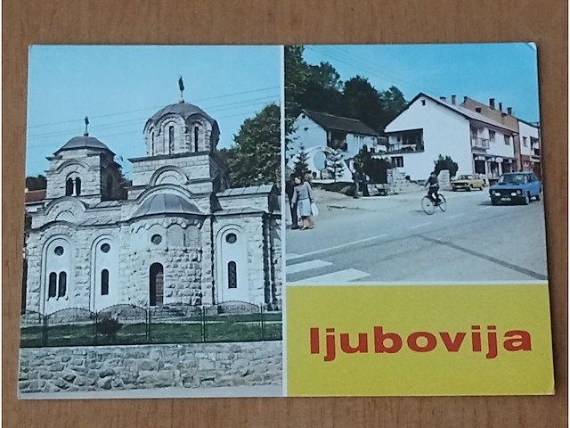 Ljubovija - Crkva - Automobili Zastava - Putovala