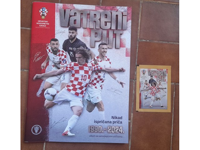 Vatreni put 1990-2024, Album i kesica sa sličicama