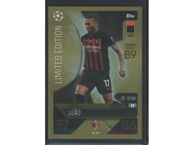 2022/23 Match Attax UEFA CL Leao Limited Edition