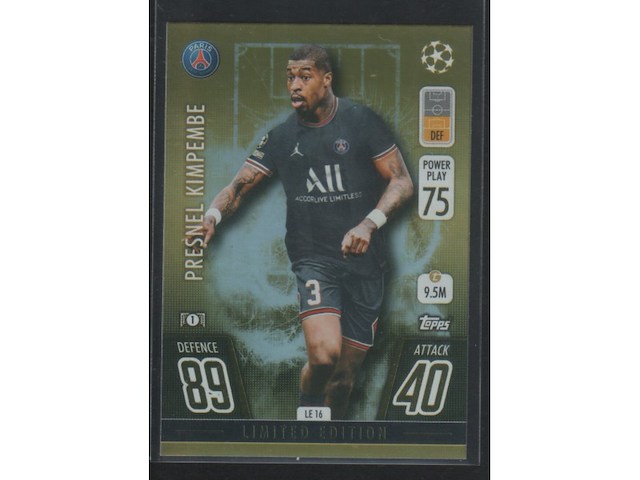 2021/22 Match Attax UEFA CL Kimpembe Limited Edition