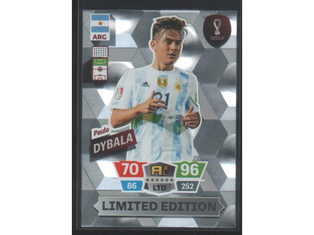 2022 Adrenalyn XL Qatar Dybala Limited Edition