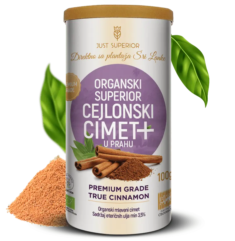 Superior Organski Cejlonski Cimet u prahu 150g – Just Superior