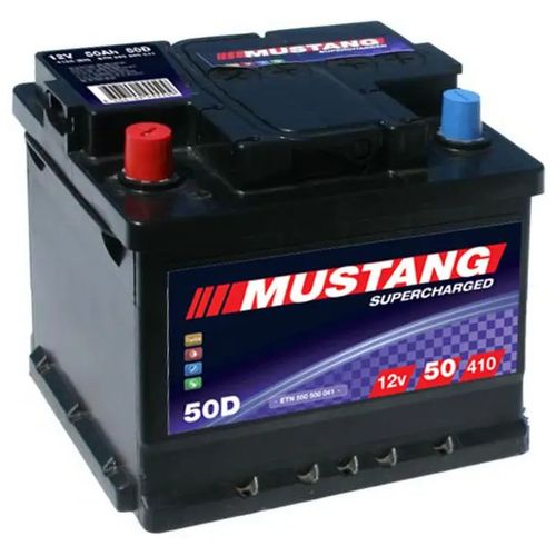 Akumulator MUSTANG Supercharged 12 V 50 Ah +D