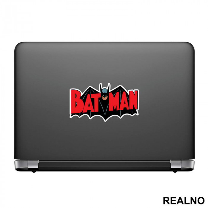 LOGO RED - BATMAN - NALEPNICA