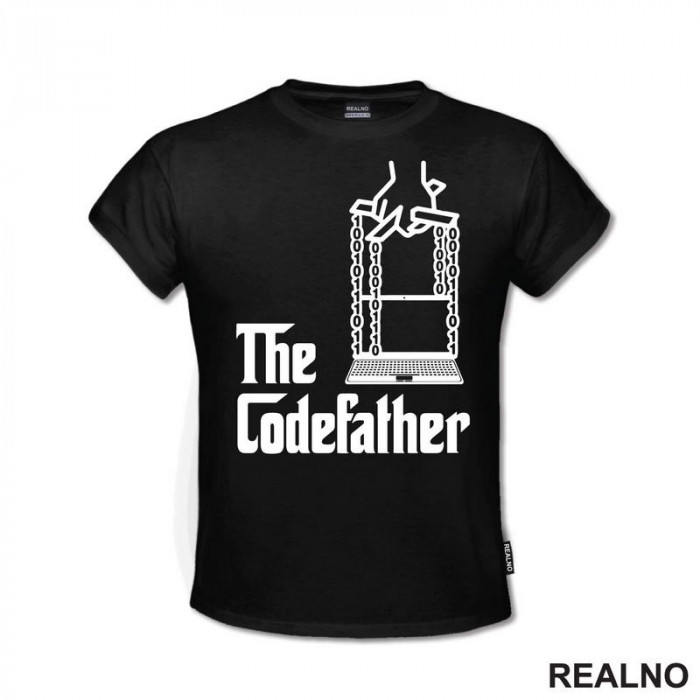 THE CODEFATHER - BINARY CODE - GEEK - MAJICA