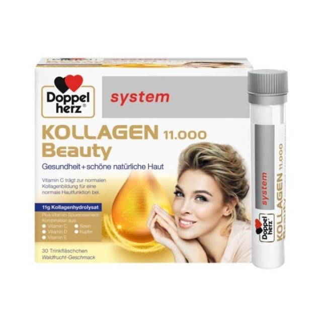 DOPPELHERZ SYSTEM KOLLAGEN BEAUTY 11000 ampule 25ml, 30kom