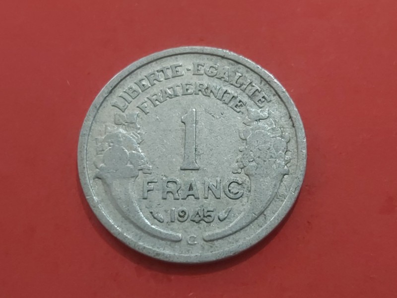 Francuska - 1 franc 1945 god