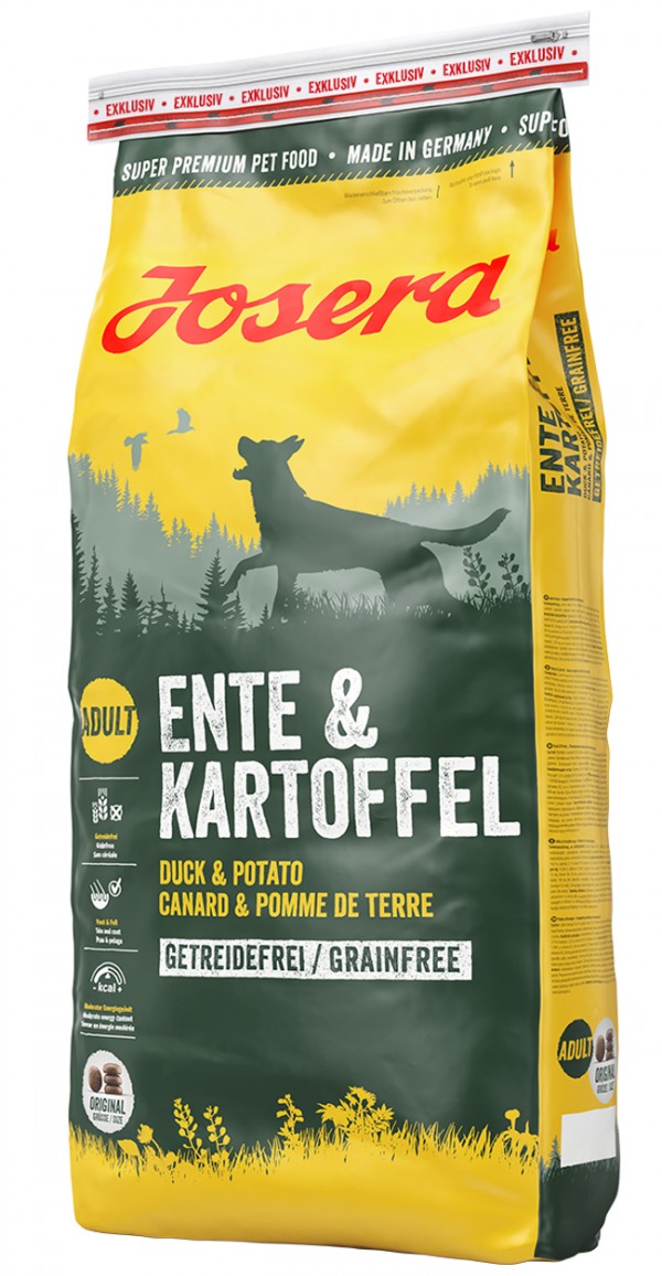 Suva hrana za pse Josera Ente-Kartoffel Adult 12.5 Kg