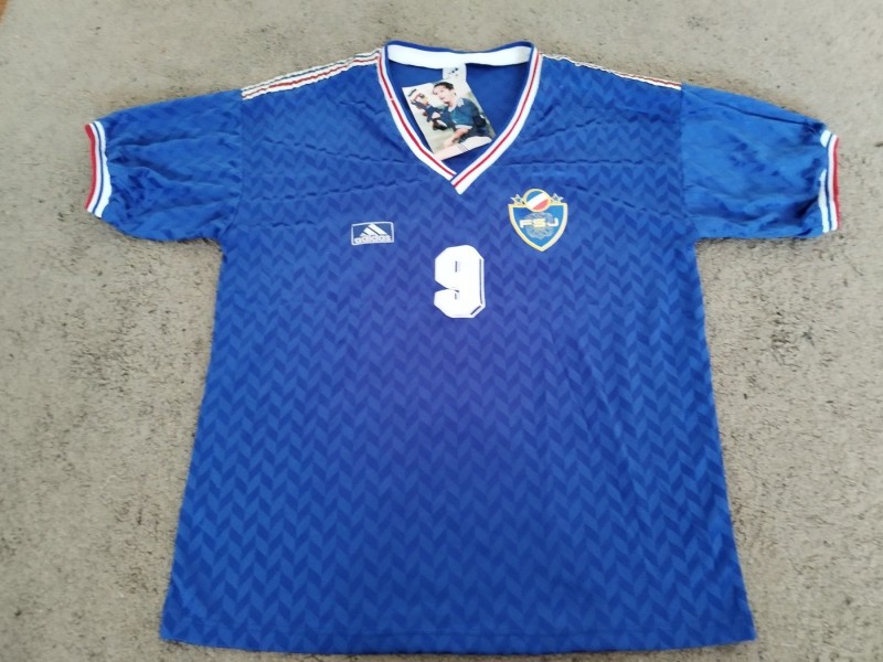 Jugoslavija nacional Team 1998 Mijatović 9 Adidas XL