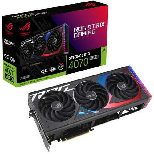 ASUS nVidia GeForce RTX 4070 SUPER 12GB 192bit ROG-STRIX-RTX4070S-O12G-GAMING