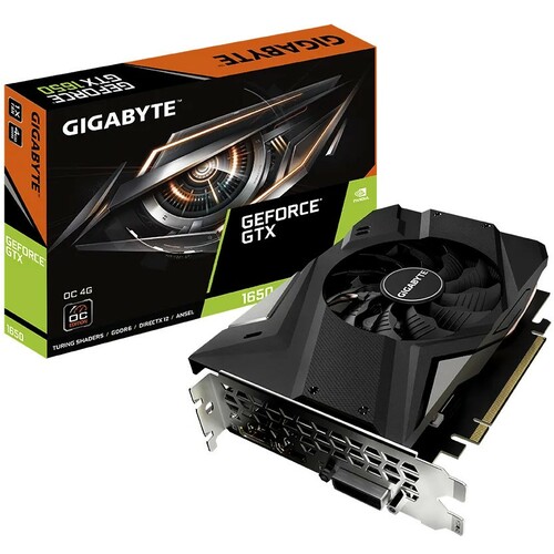 GIGABYTE nVidia GeForce GTX 1650 4GB 128bit GV-N1656OC-4GD rev 4.0