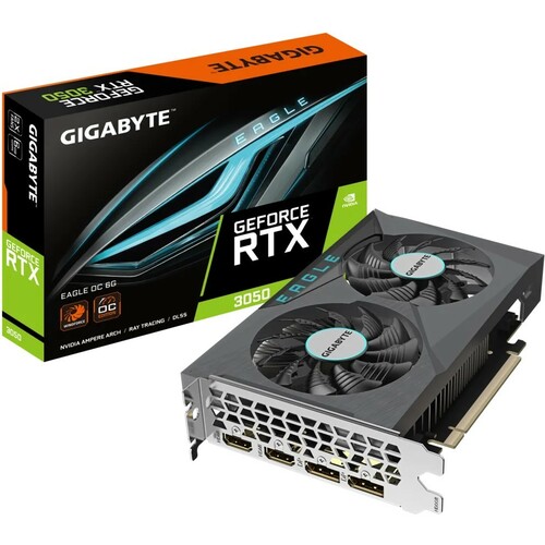 GIGABYTE nVidia GeForce RTX 3050 6GB 96bit GV-N3050EAGLE OC-6GD