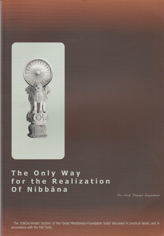 The Only Way for the Realization Of Nibbana