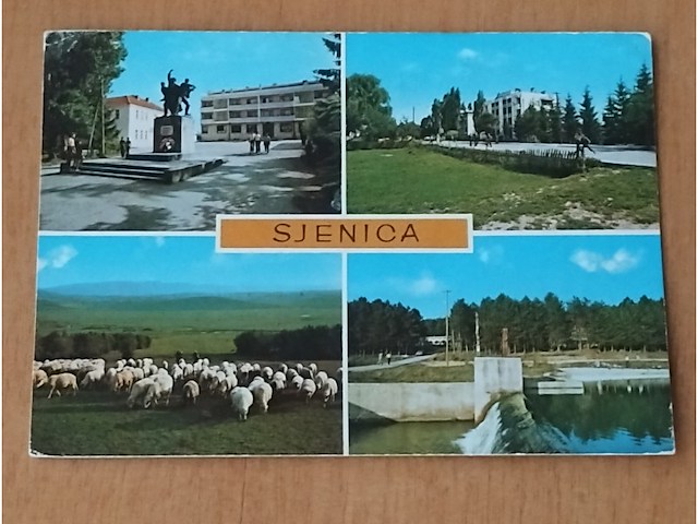 Sjenica - Spomenik - Životinje Ovce - Putovala -