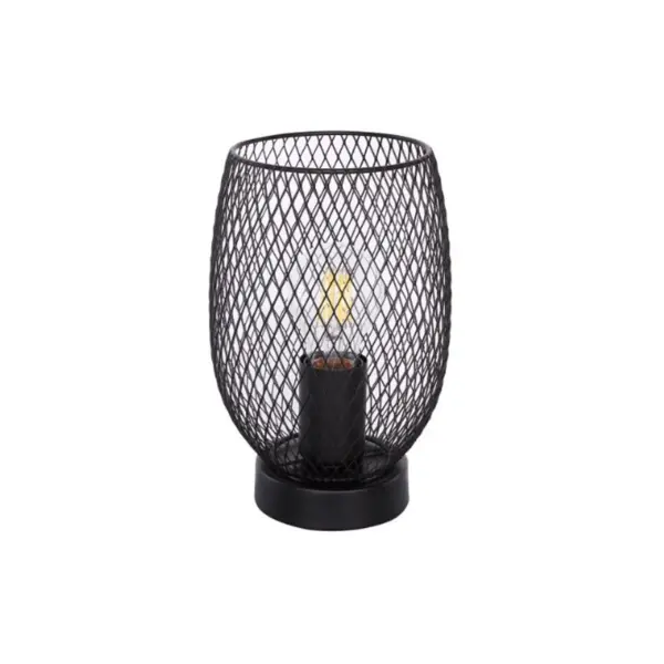 GLOBO Stona lampa DOPS 1xE27 40W IP20 15×22.5 cm Crna