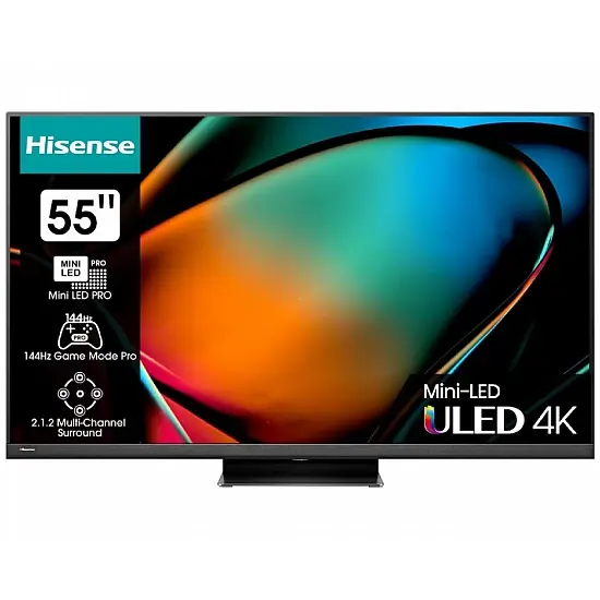 Hisense Televizor 55U8KQ 55", Smart, ULED, 4K UHD, VIDAA, Crni