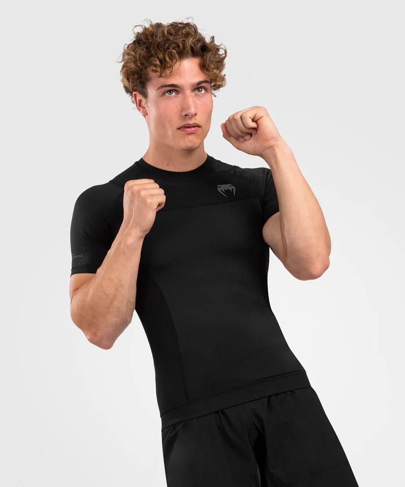 VENUM G-FIT AIR RASHGUARD BLACK KRATKI RUKAVI