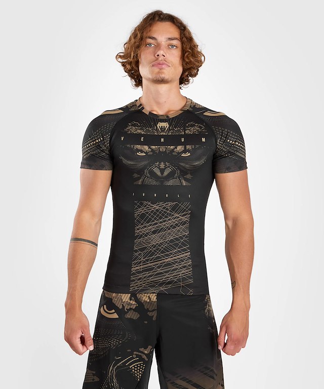 VENUM GORILLA RASHGUARD BLACK/GREY KRATKI RUKAVI