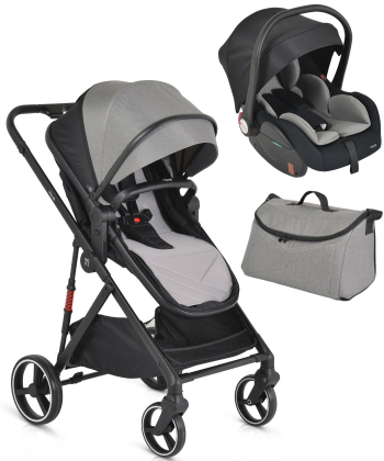 Moni Marbella kolica za bebe 3 u 1 - Grey