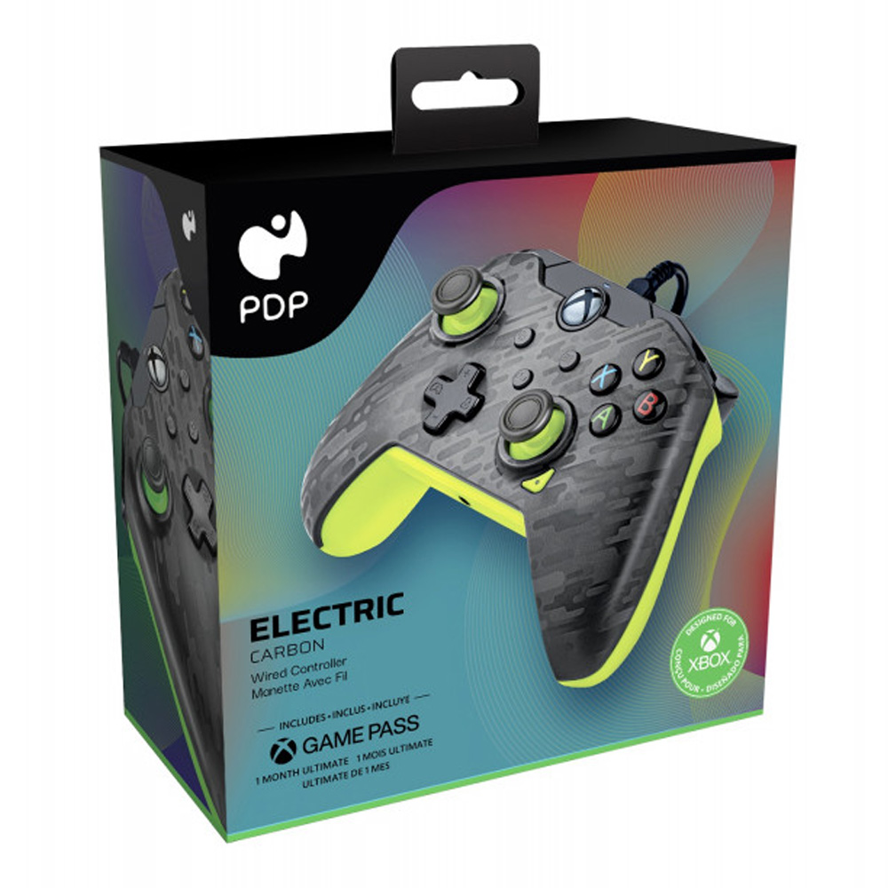 XBOX/PC Wired Controller Carbon Electric Yellow