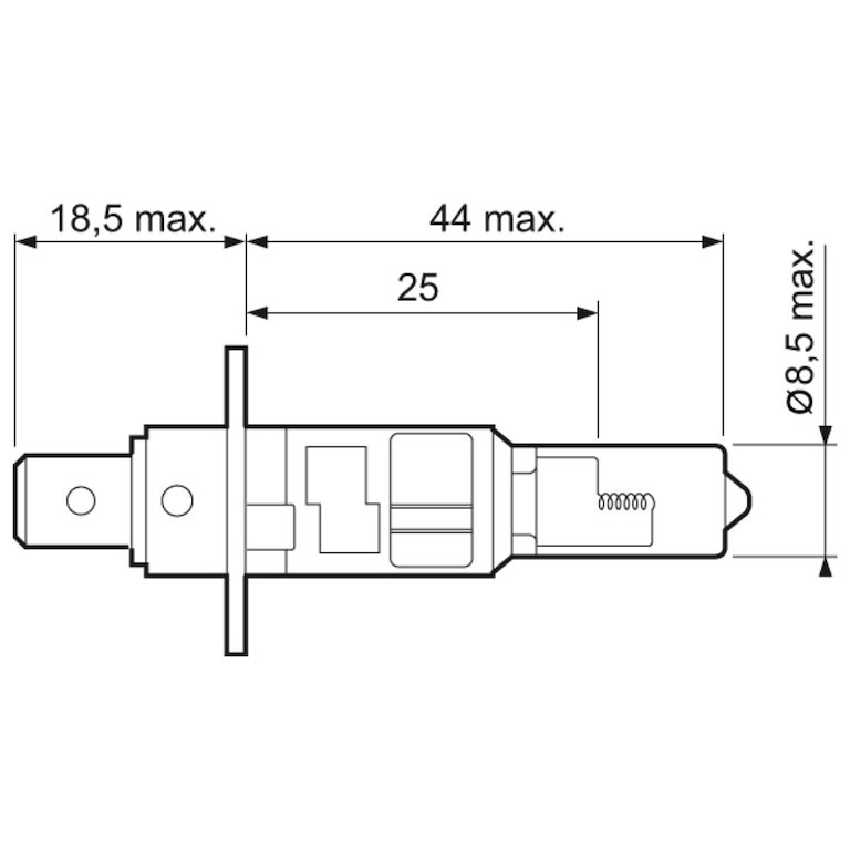 SIJ 12/55W H1 +50% 32503 ( 32502 ) VALEO