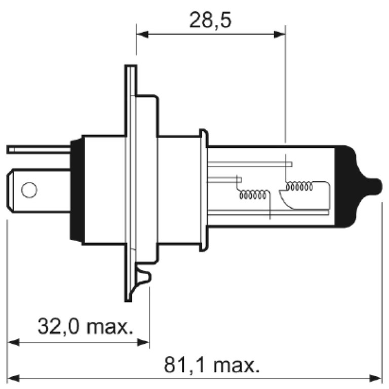 SIJ 12/60/55W H4 +50% 32511 (64193SVS 32510 ) VAL