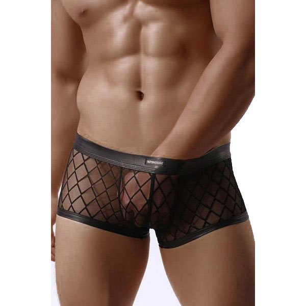 Boxer transparent black MP056