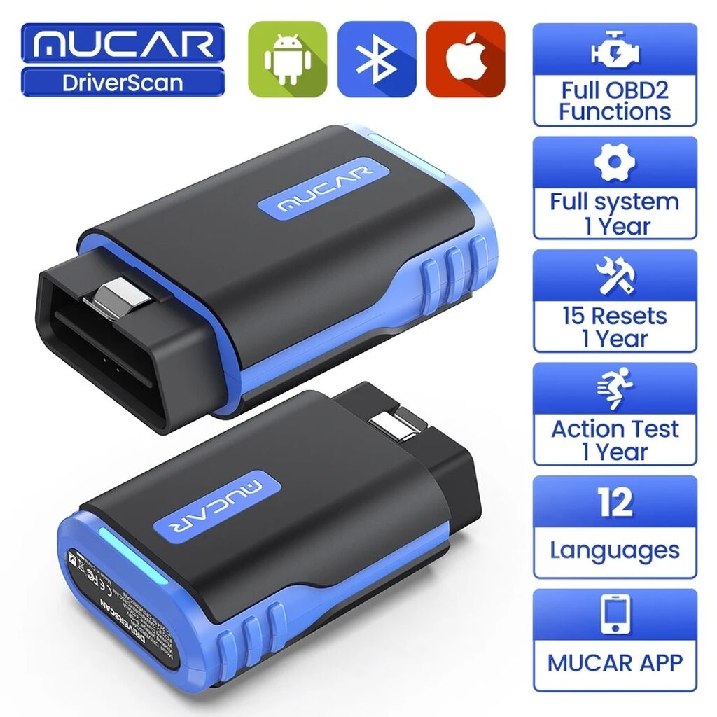 NOVO - Mucar Driverscan Bluetooth OBD2 Dijagnostika NOVO - MUCAR