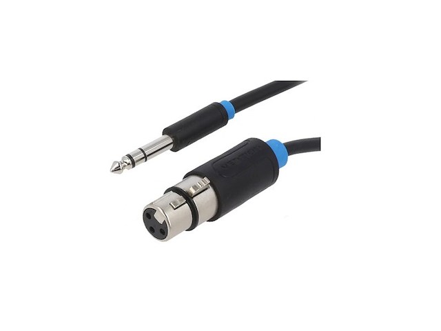 Kabl 6.3mm ST M-XLR 3P F 2.0m