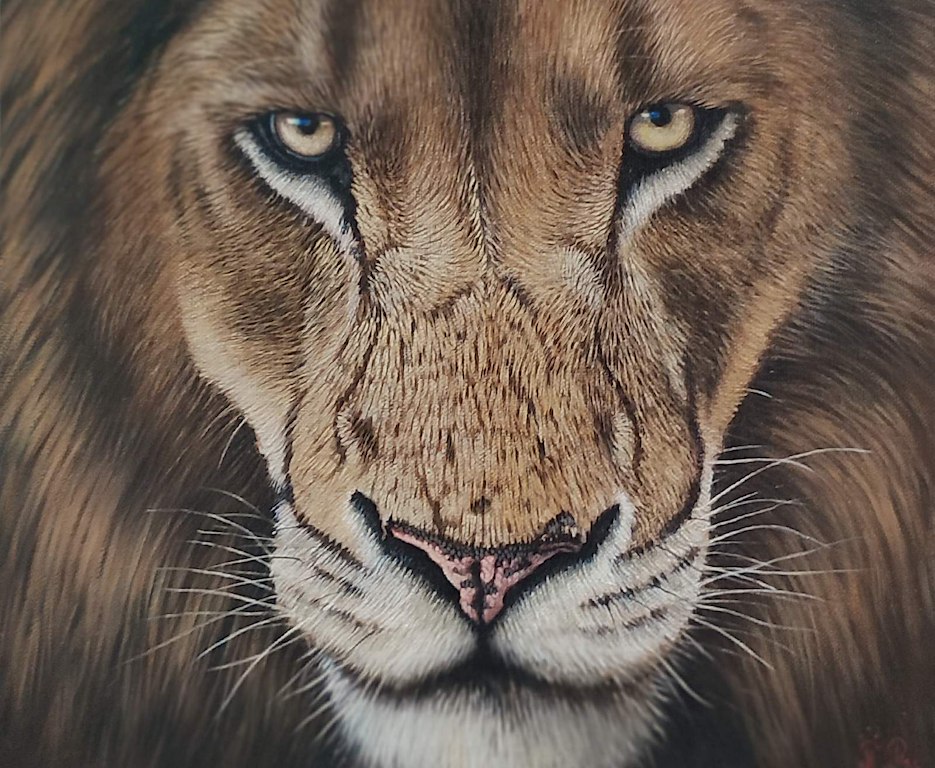 Slika Predraga Radovanovića – Lion King