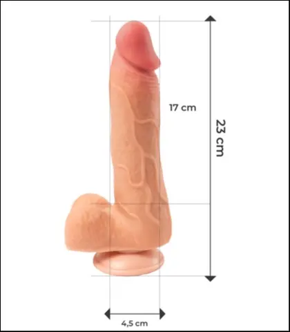 Dildo sa kožicom koja se pomera Cronus