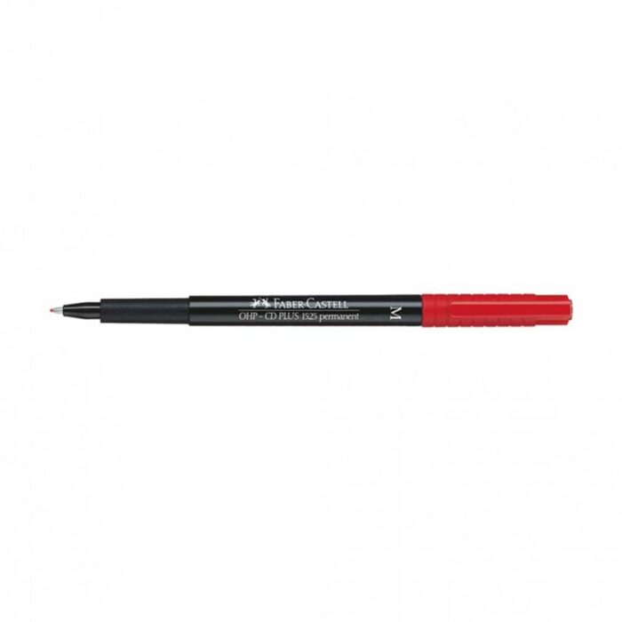 Flomaster OHP M 1mm Faber Castell crveni 07494