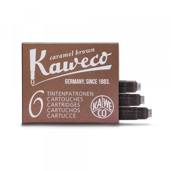 Patrone za naliv pero Kaweco 1/6 Caramel Brown