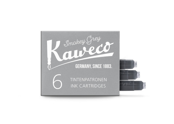 Patrone za naliv pero Kaweco 1/6 Smoky grey