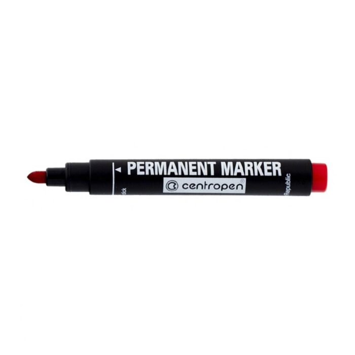 Permanent marker CENTROPEN 8566 2mm obli vrh crveni