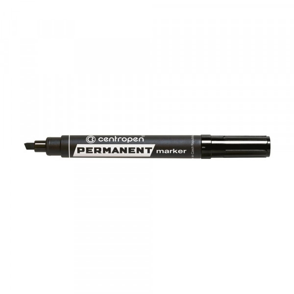 Permanent marker CENTROPEN 8576 2mm kosi vrh crni