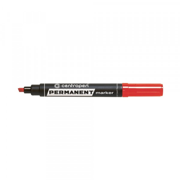 Permanent Marker CENTROPEN 8576 2mm kosi vrh crveni