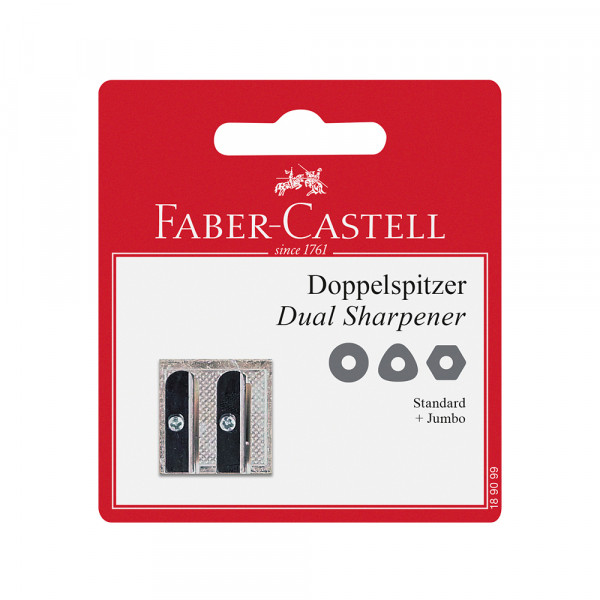 Rezač metalni Faber Castell dupli blister 263314