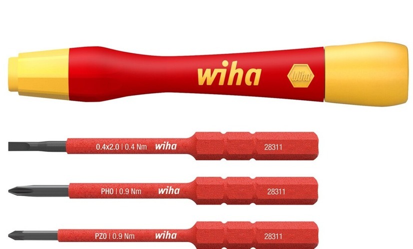 Wiha 43167 Set preciznih odvijača Picofinish® SlimVario® električarski, 4 dela