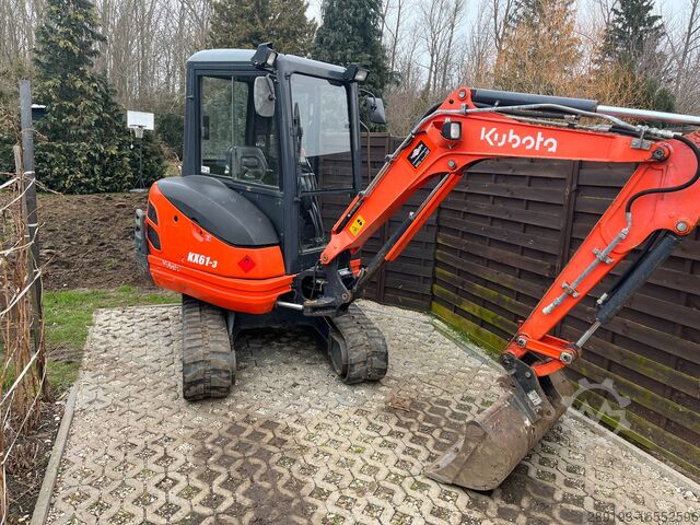 Mini bageri
Kubota KX 61-3 2,6t Diesel + Grabenräumlöffel