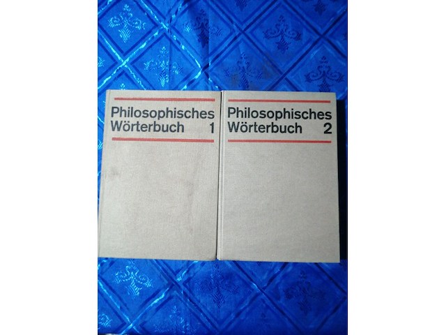 PHILOSOPHISCHES WÖRTERBUCH 1, 2