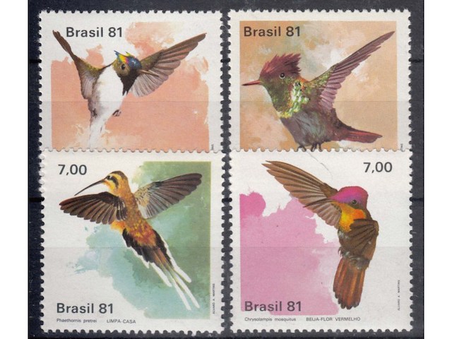 Brazil 1981 Ptice serija **