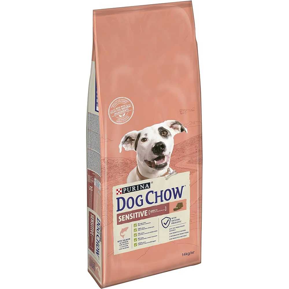 DOG CHOW hrana za pse Adult All breeds Sensitive - Losos 14kg