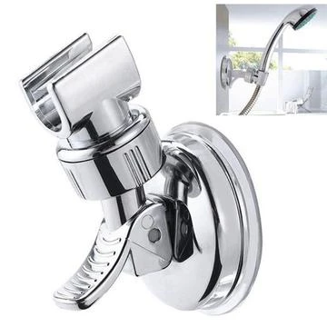 UNIVERSAL ADJUSTABLE SHOWER HOLDER WITH SUCTION CUP